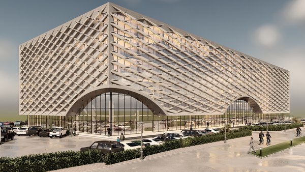 Edificio Comercial Revit 3D Modelos para Descargar | TurboSquid