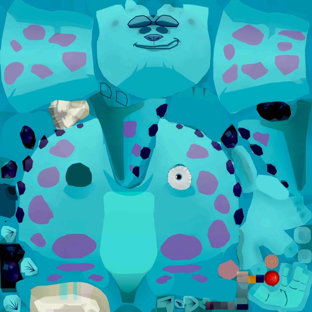 James P Sullivan 3D - TurboSquid 2376771