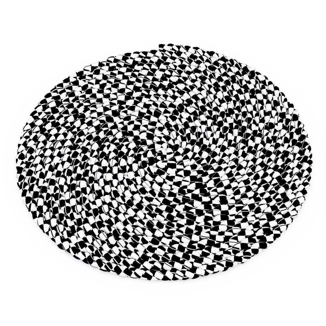 3d Max Jute Rope Mat