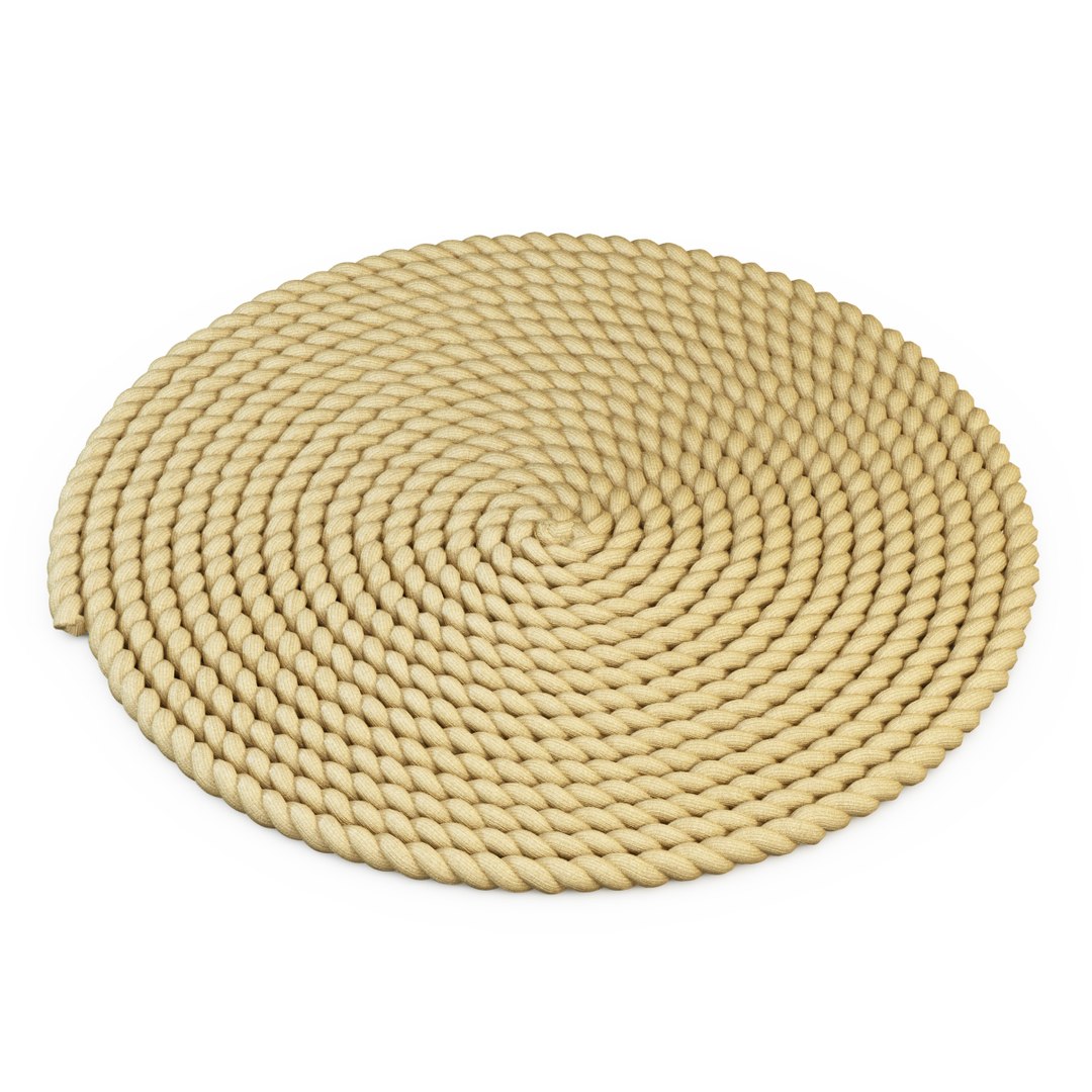 3d Max Jute Rope Mat