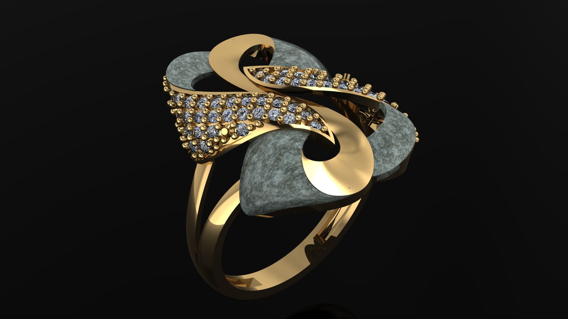 3D gold ring - TurboSquid 1703473