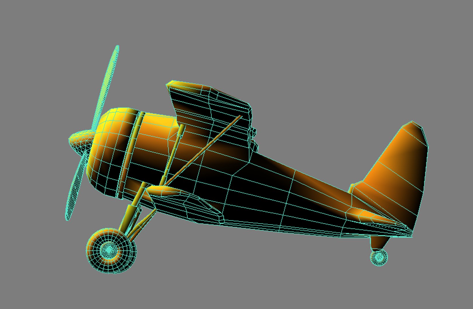 3d Model Of World War Airplane