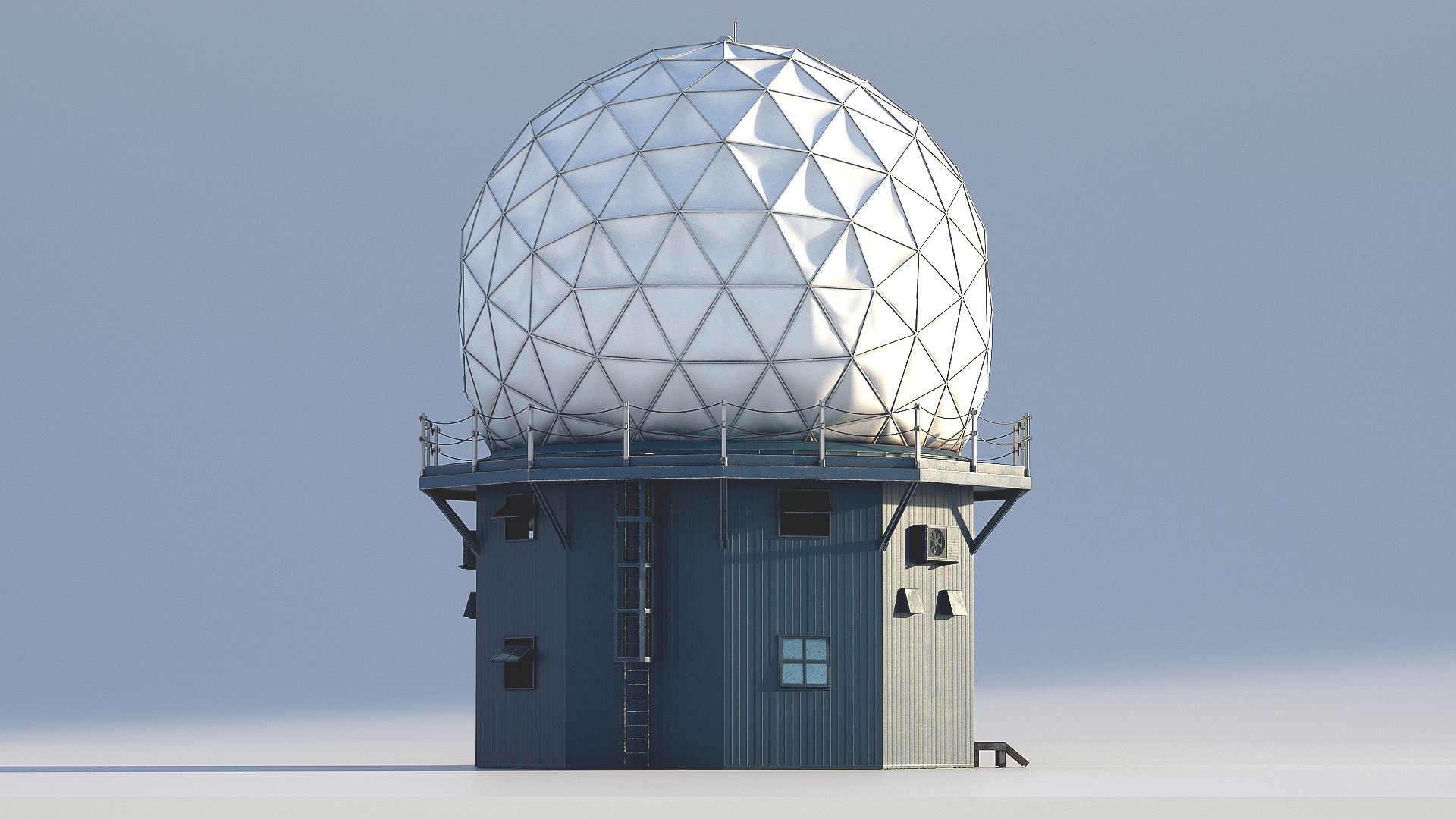Radome Antenna 3D - TurboSquid 1399221