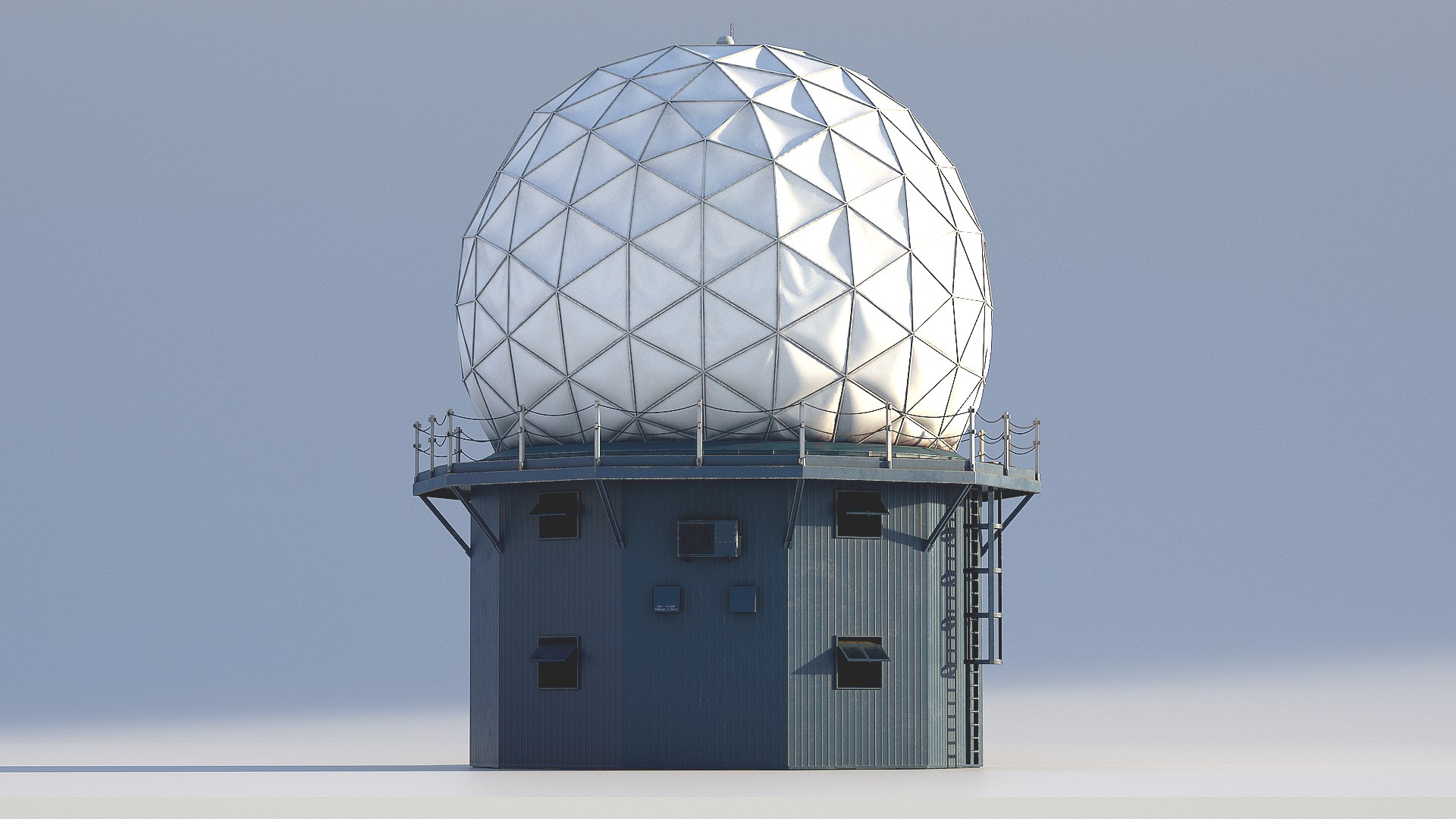 Radome Antenna 3D - TurboSquid 1399221