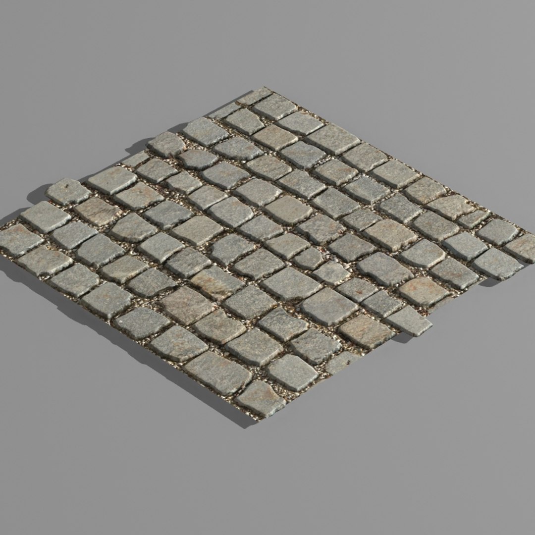 3d Paving Stones 01 Model