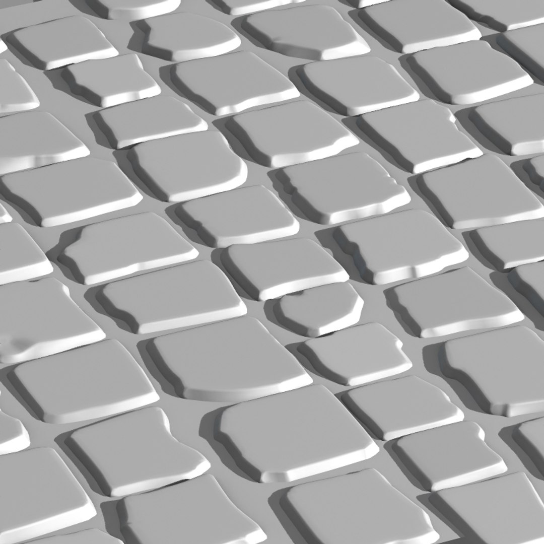 3d Paving Stones 01 Model