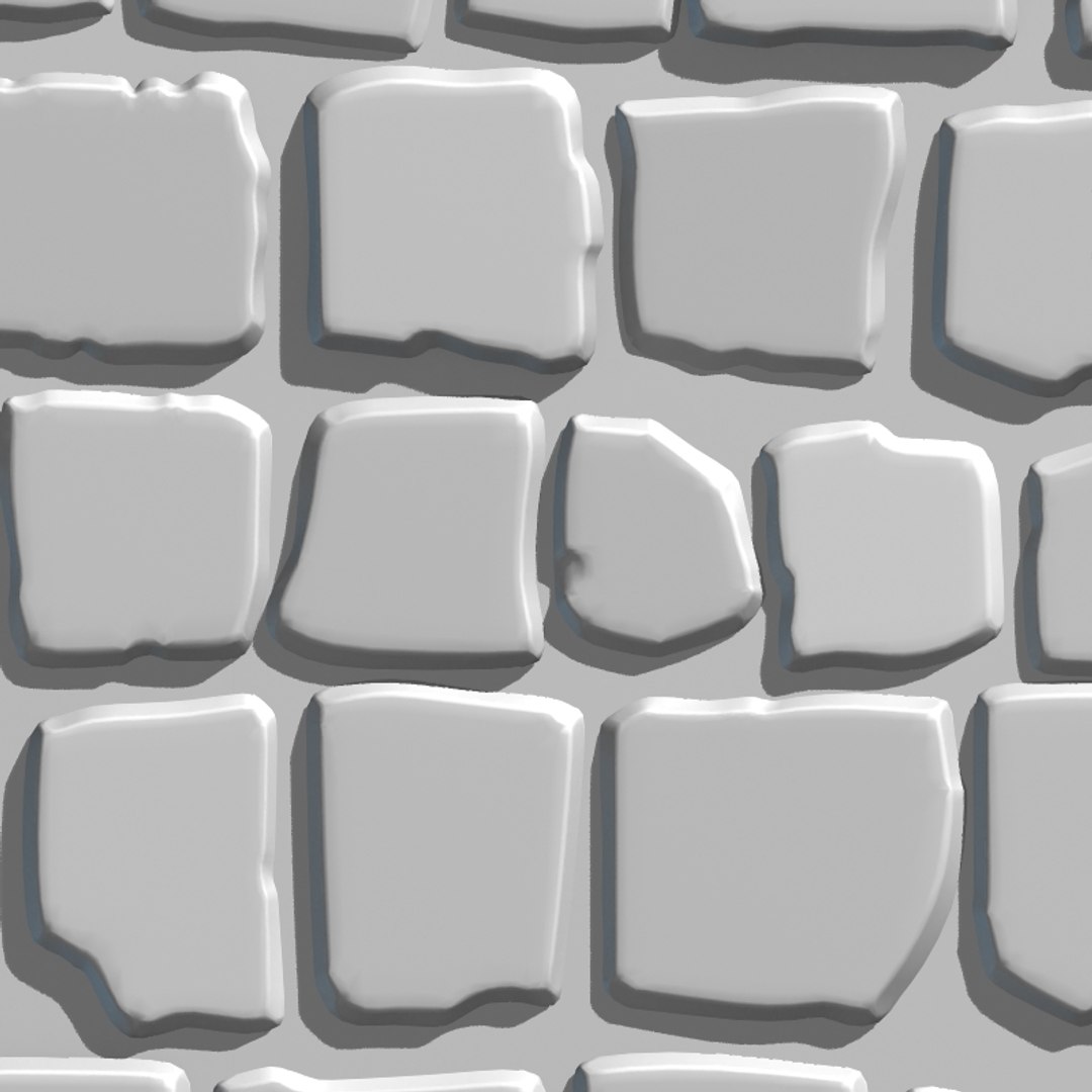 3d Paving Stones 01 Model