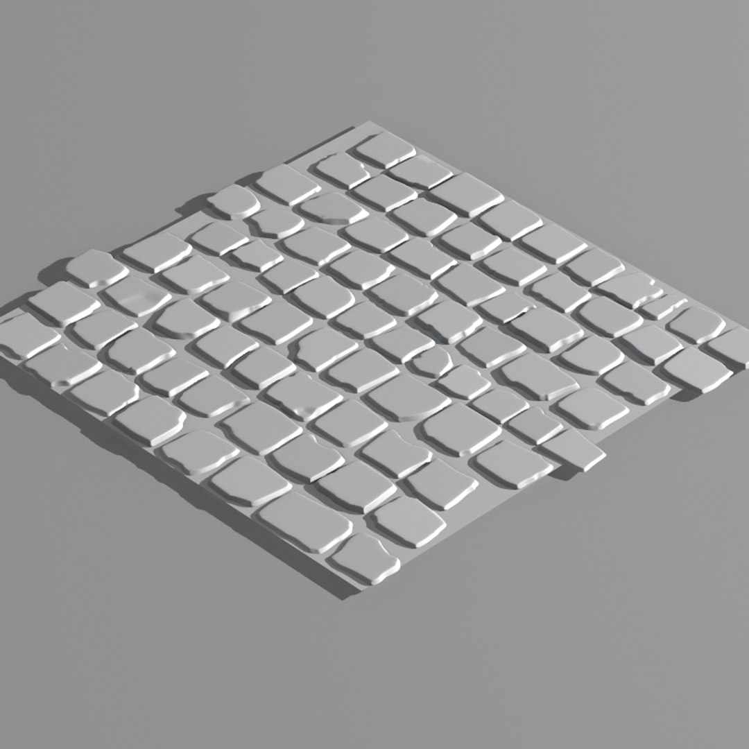 3d Paving Stones 01 Model