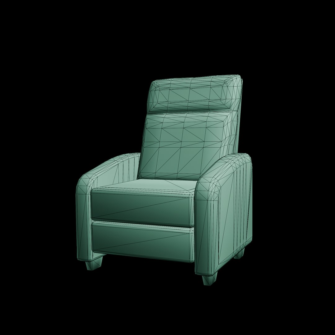 Low Poly Chair VR Ready 3D Model - TurboSquid 2209564