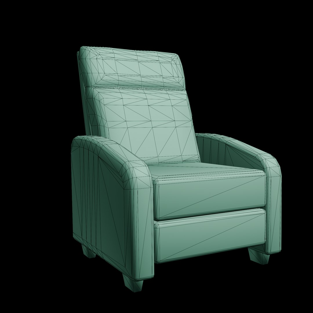 Low Poly Chair VR Ready 3D Model - TurboSquid 2209564