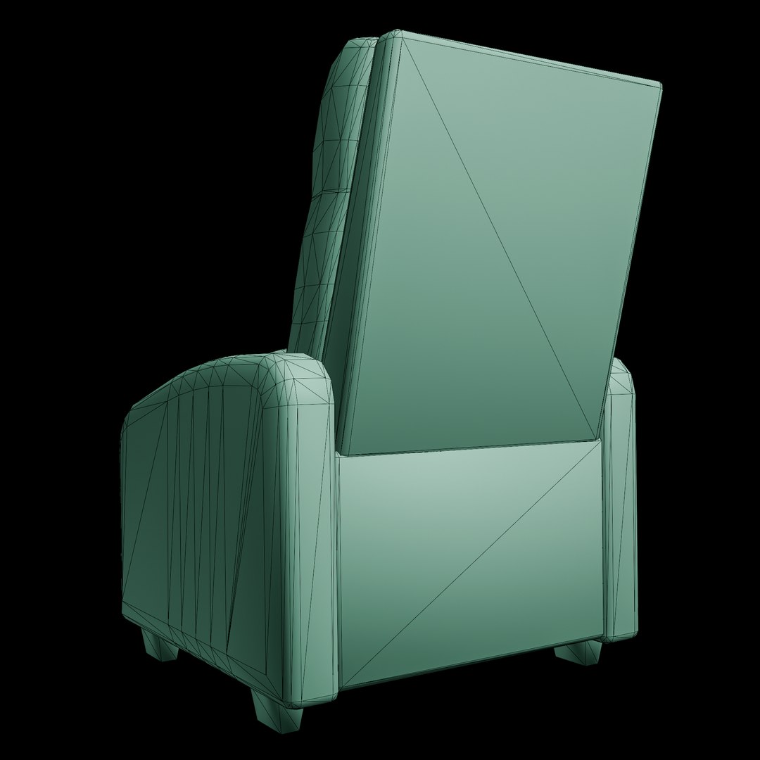 Low Poly Chair VR Ready 3D Model - TurboSquid 2209564