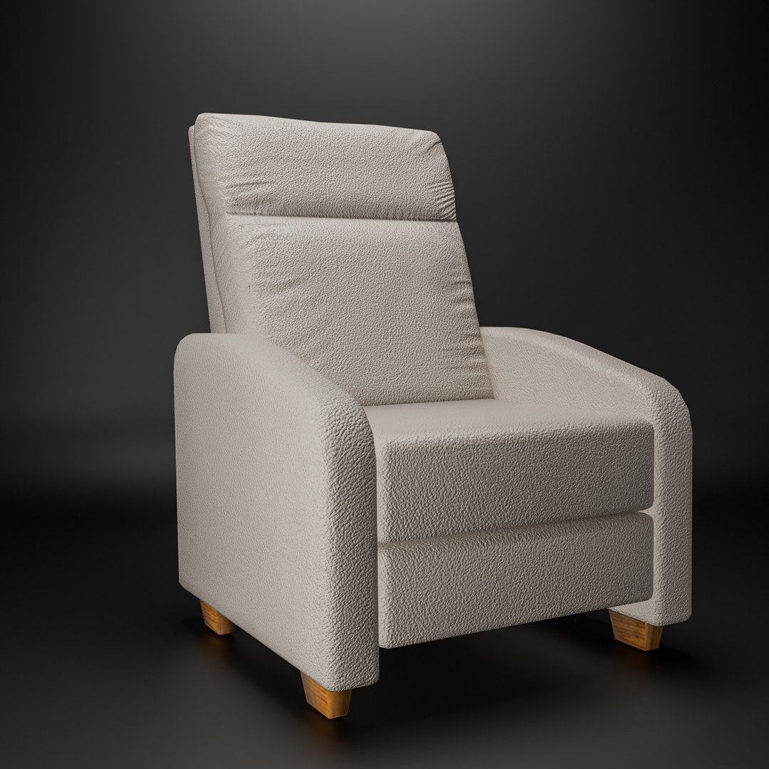 Low Poly Chair VR Ready 3D Model - TurboSquid 2209564