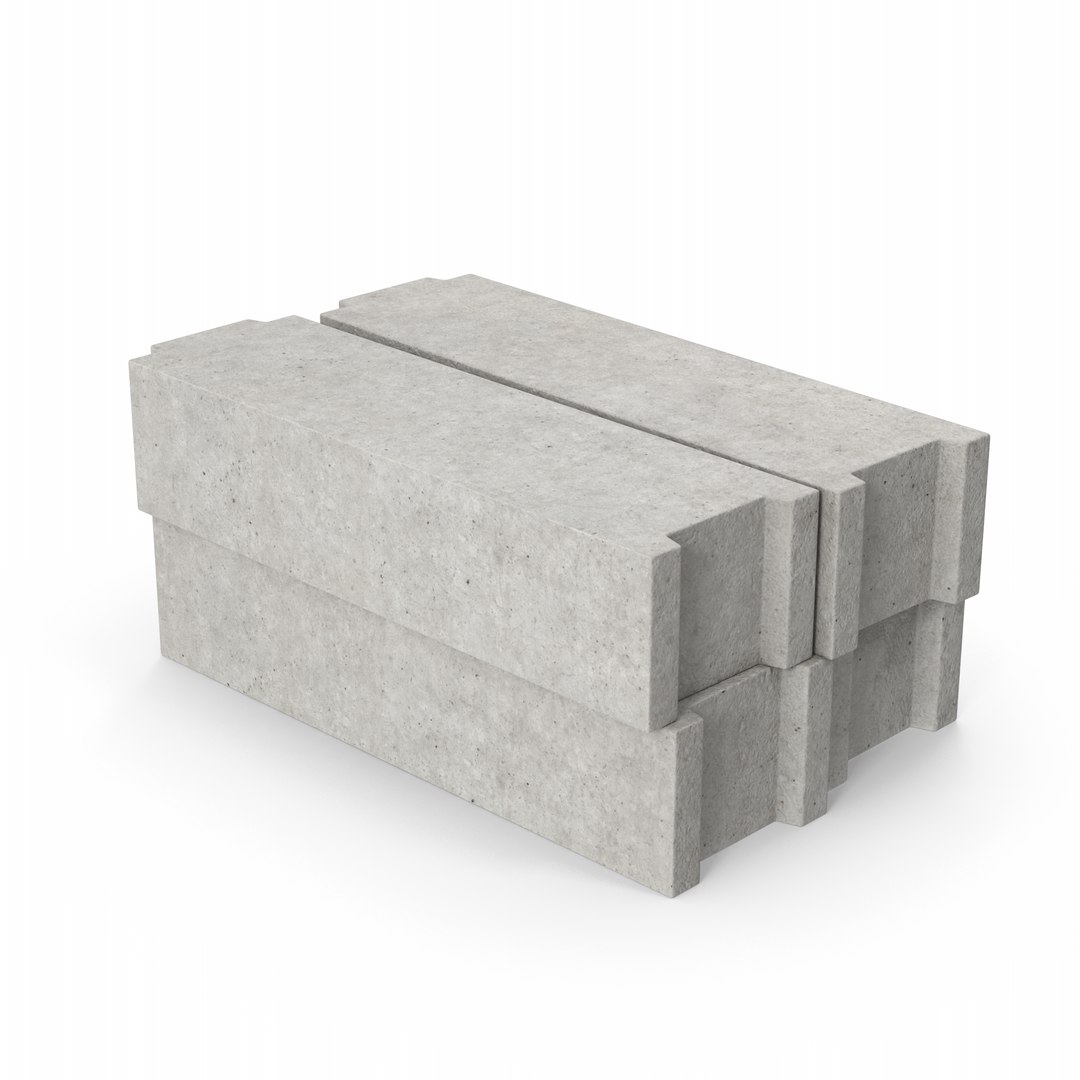 Concrete Blocks 3D Model - TurboSquid 2028024