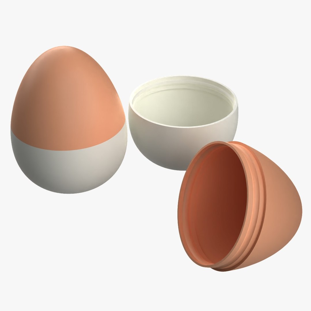 Egg Shaped Container 3D Model - TurboSquid 2327127
