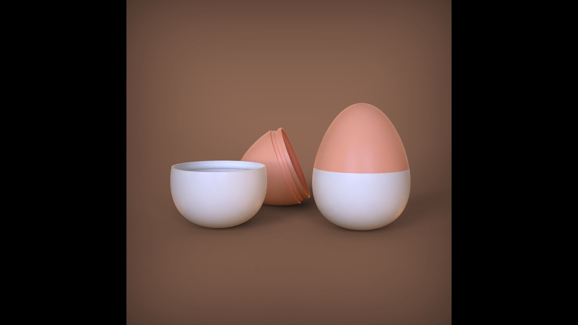 Egg Shaped Container 3D Model - TurboSquid 2327127