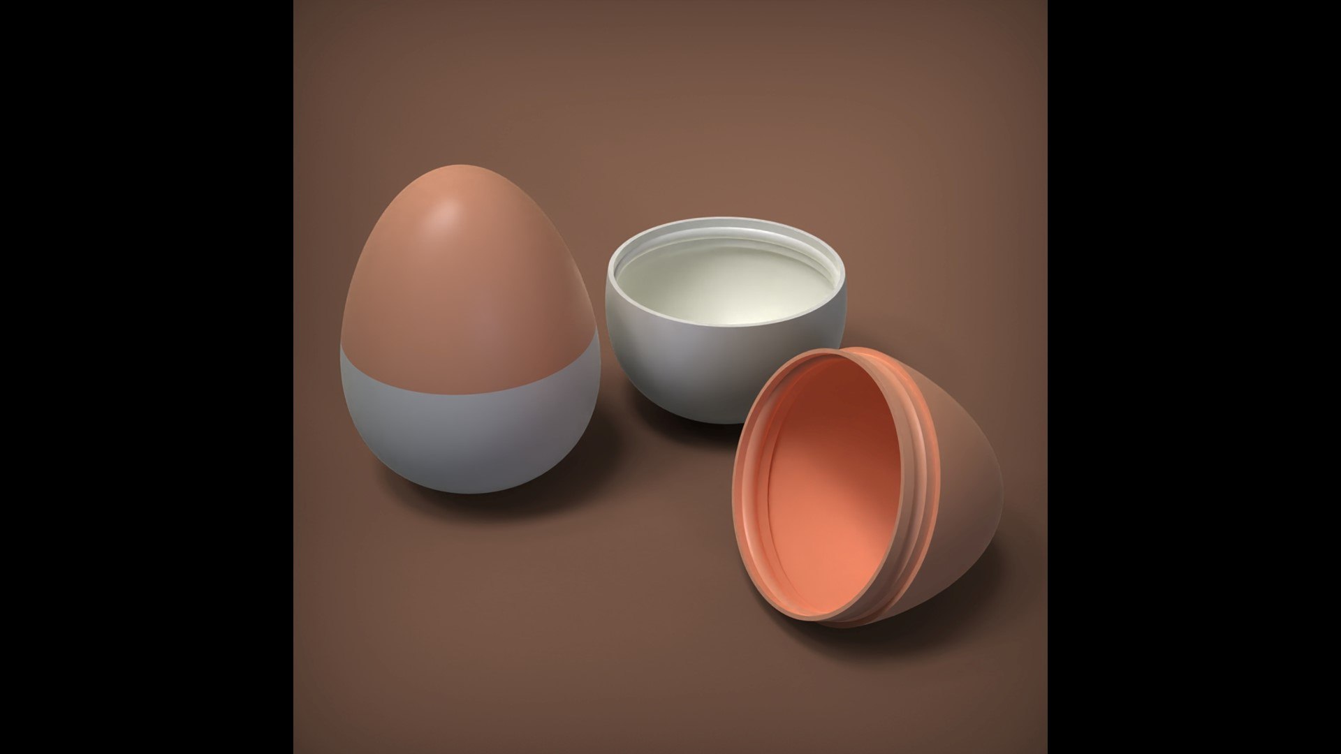 Egg Shaped Container 3D Model - TurboSquid 2327127