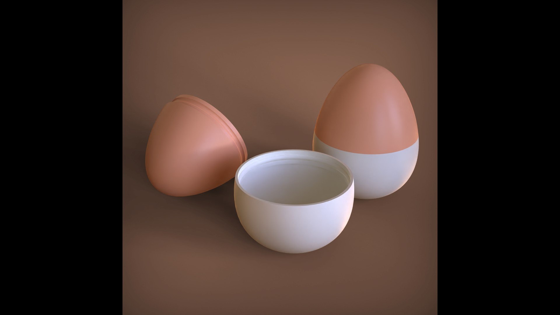 Egg Shaped Container 3D Model - TurboSquid 2327127