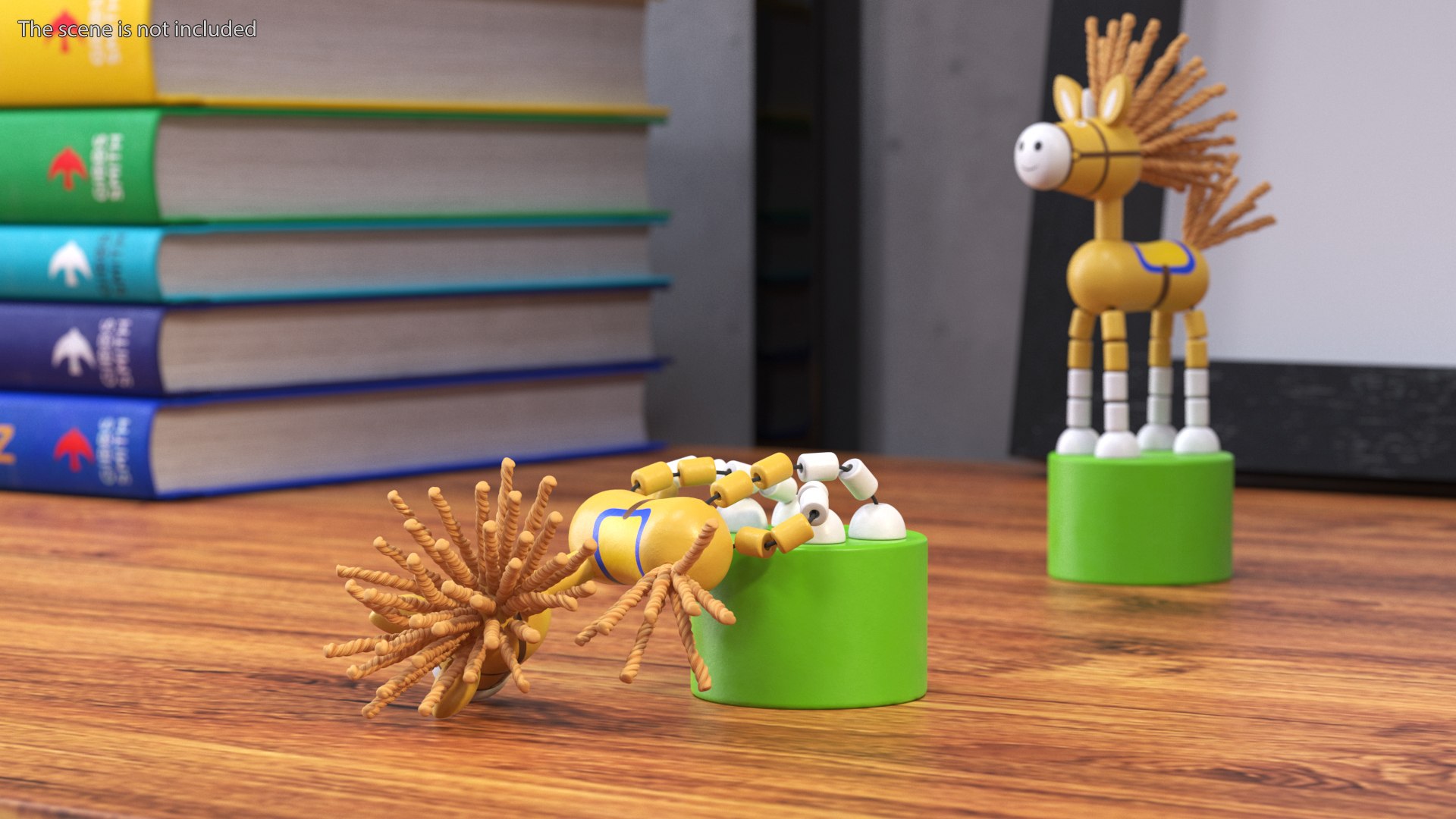 Thumb Push Puppet Yellow Unicorn Lying Pose 3D Model - TurboSquid 2015835