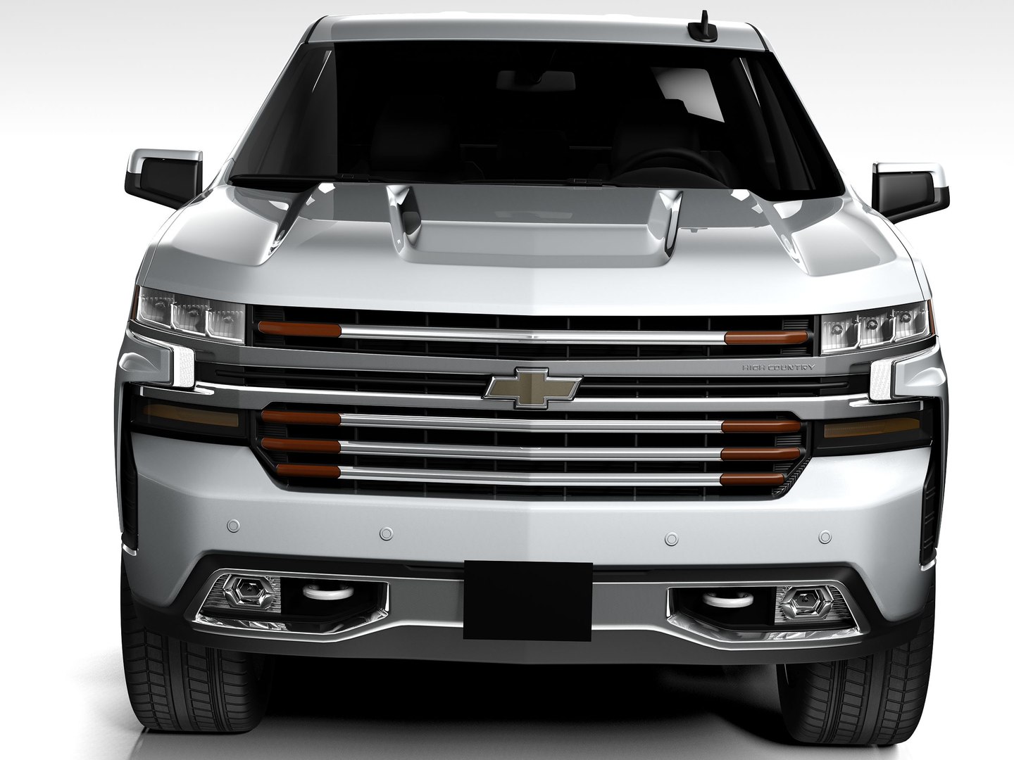 3D Chevrolet Silverado High Country 2019 Model - TurboSquid 2219566