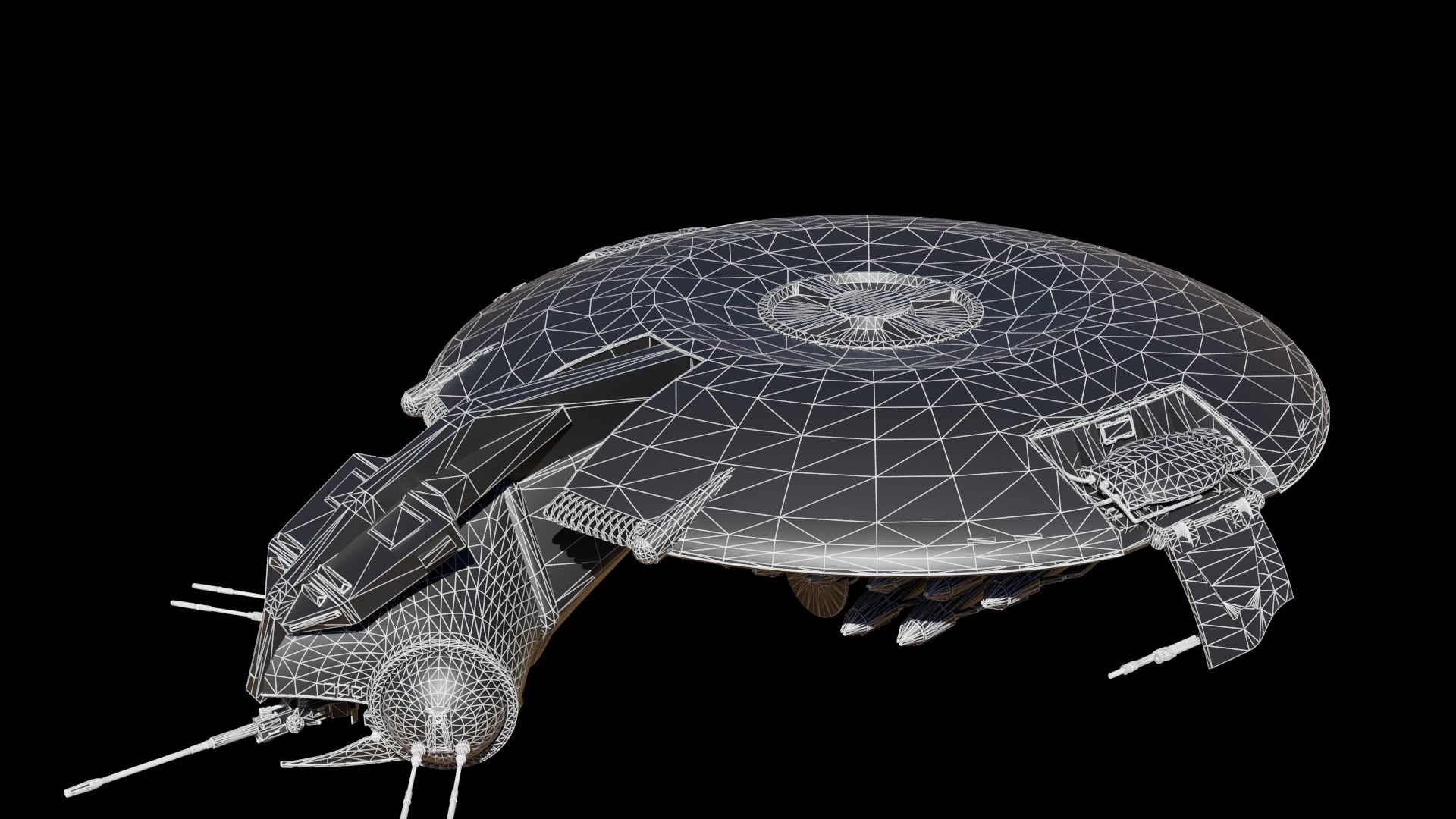 HMP Droid Gunship 3D Model - TurboSquid 2135259