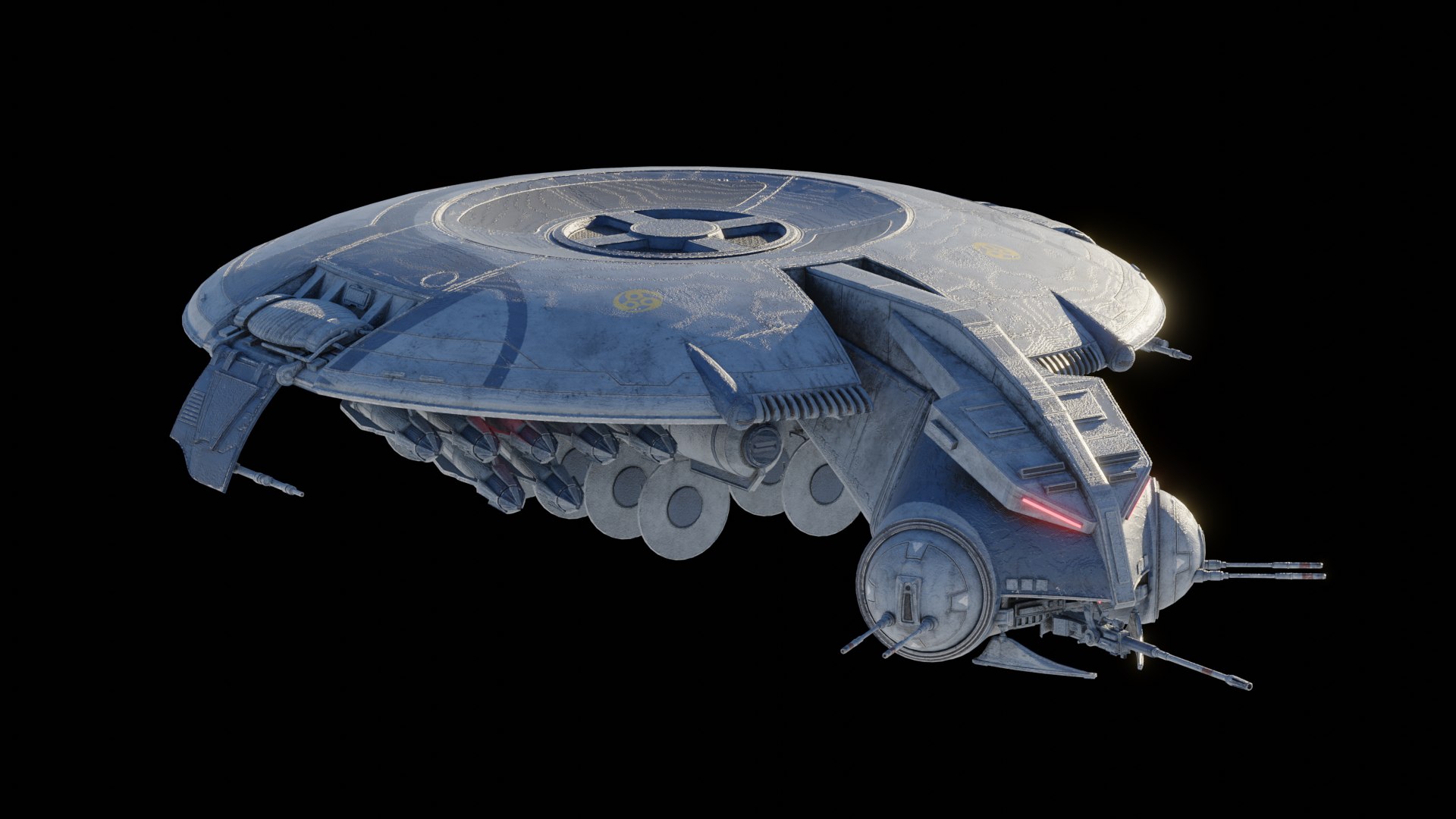 HMP Droid Gunship 3D Model - TurboSquid 2135259
