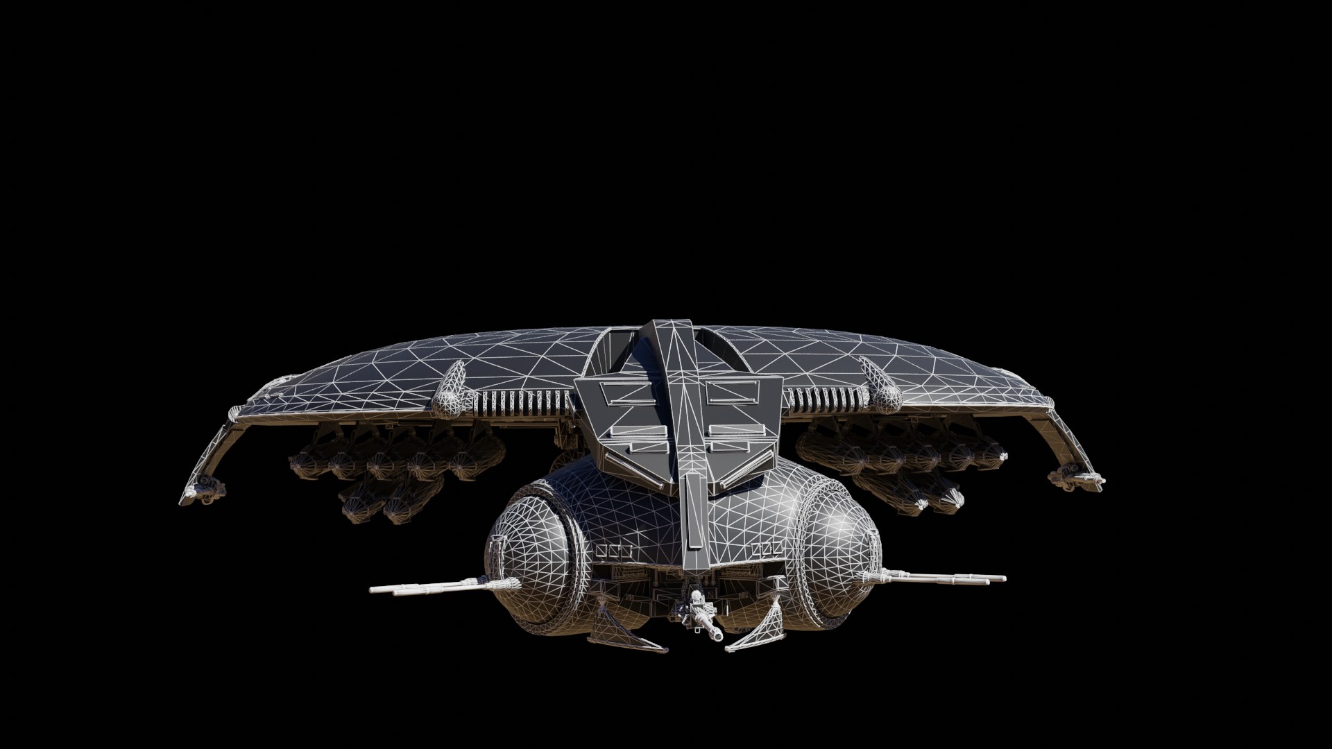 HMP Droid Gunship 3D Model - TurboSquid 2135259