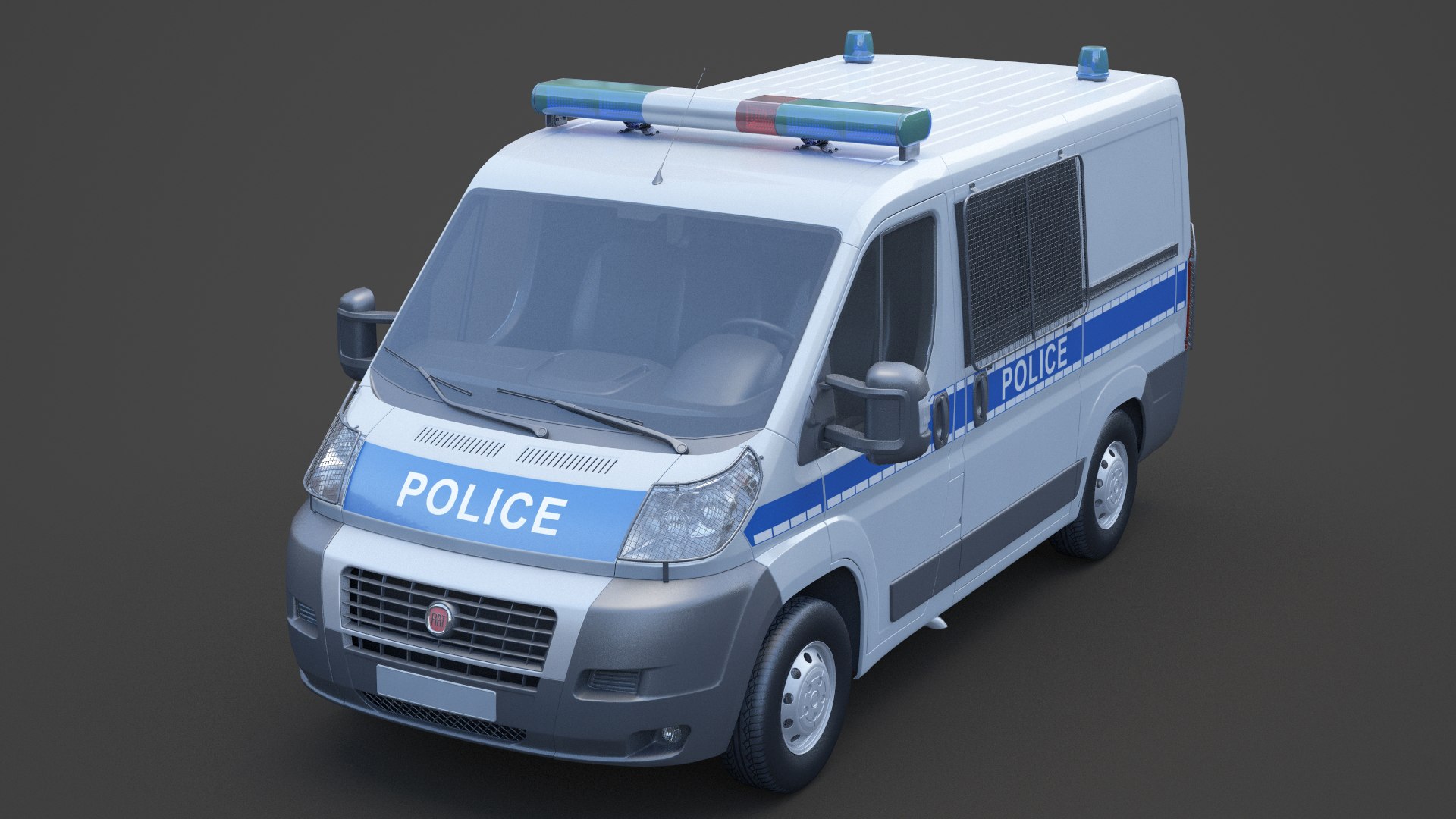 Police Van 02 3D - TurboSquid 2179578