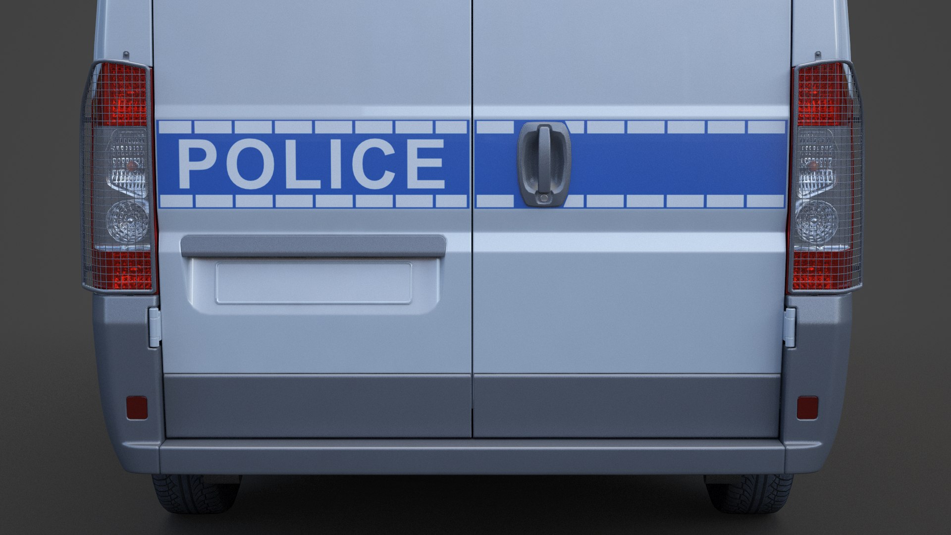 Police Van 02 3D - TurboSquid 2179578