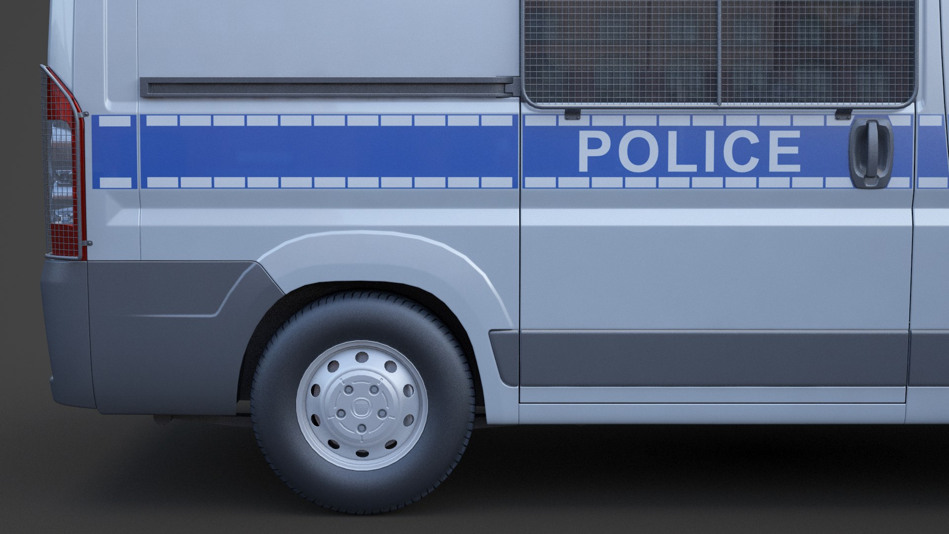 Police Van 02 3D - TurboSquid 2179578