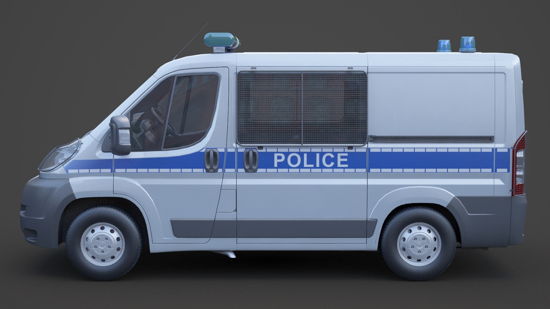 Police Van 02 3D - TurboSquid 2179578