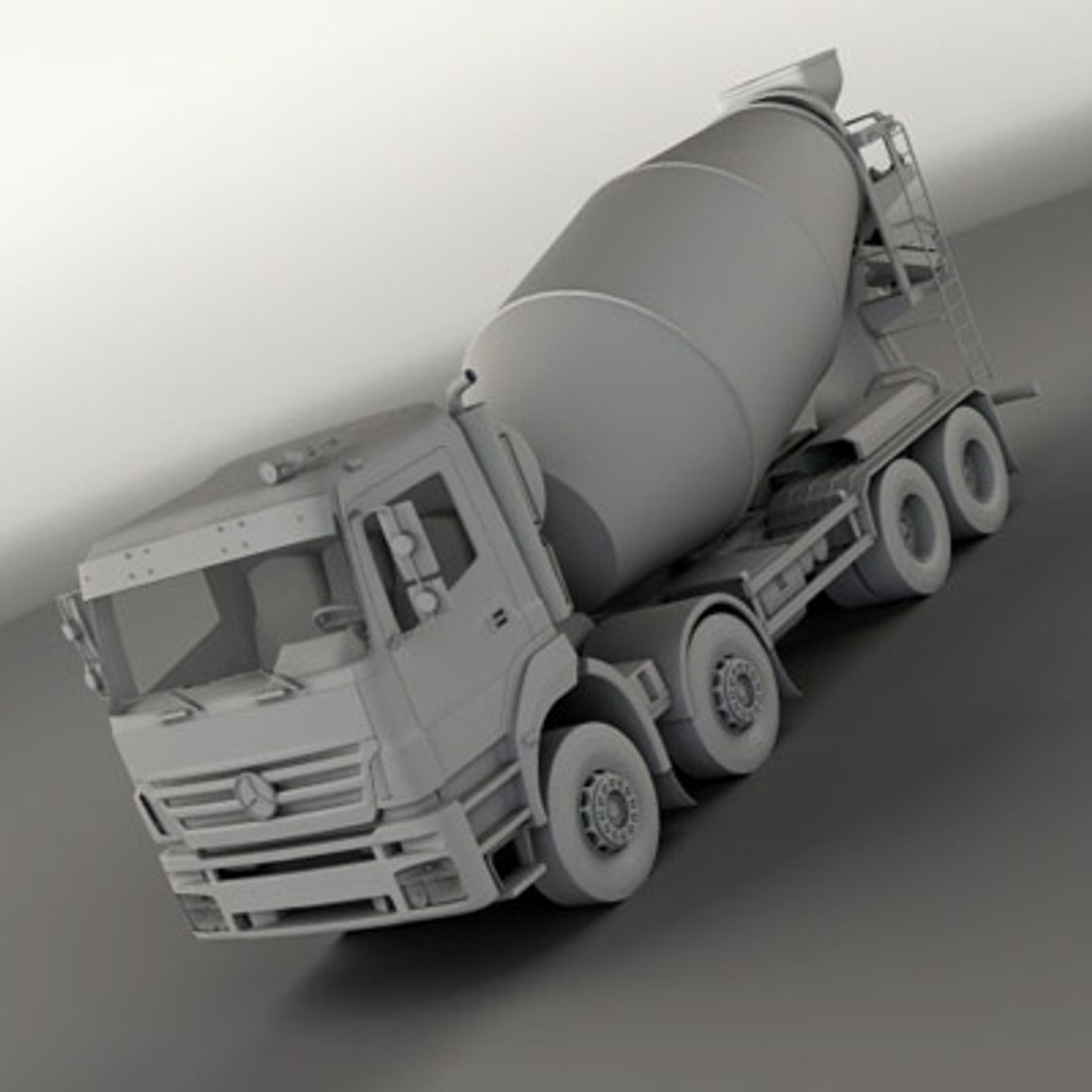 Cement Mixer Axor 3d Model