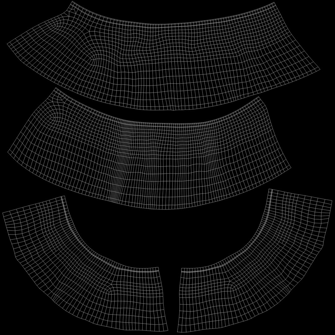 3D Strapless Flare Top with Separate Sleeves - TurboSquid 1948122