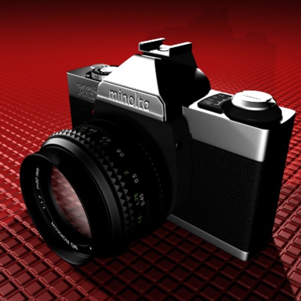 minolta camera 3d model