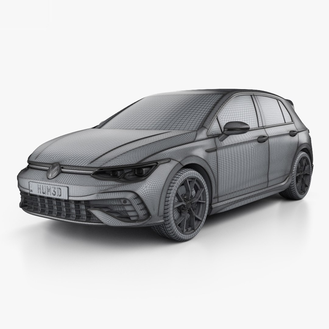 3D model volkswagen golf r-line - TurboSquid 1689702