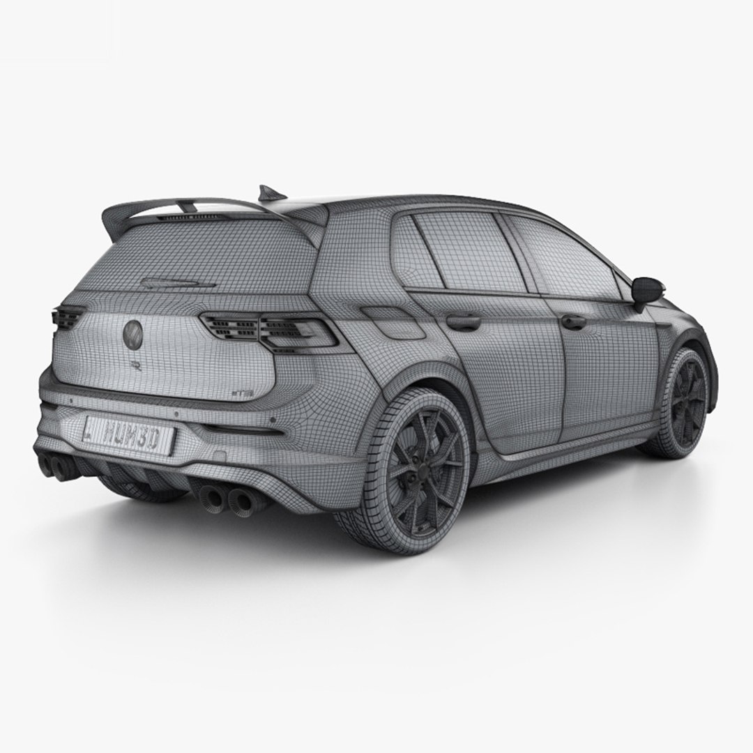3D model volkswagen golf r-line - TurboSquid 1689702