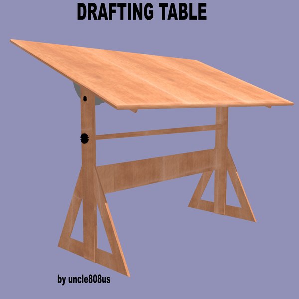 drafting table 3d model
