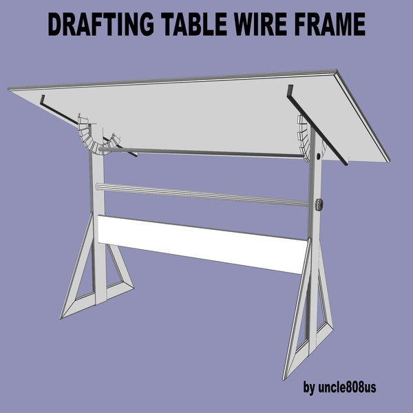 drafting table 3d model