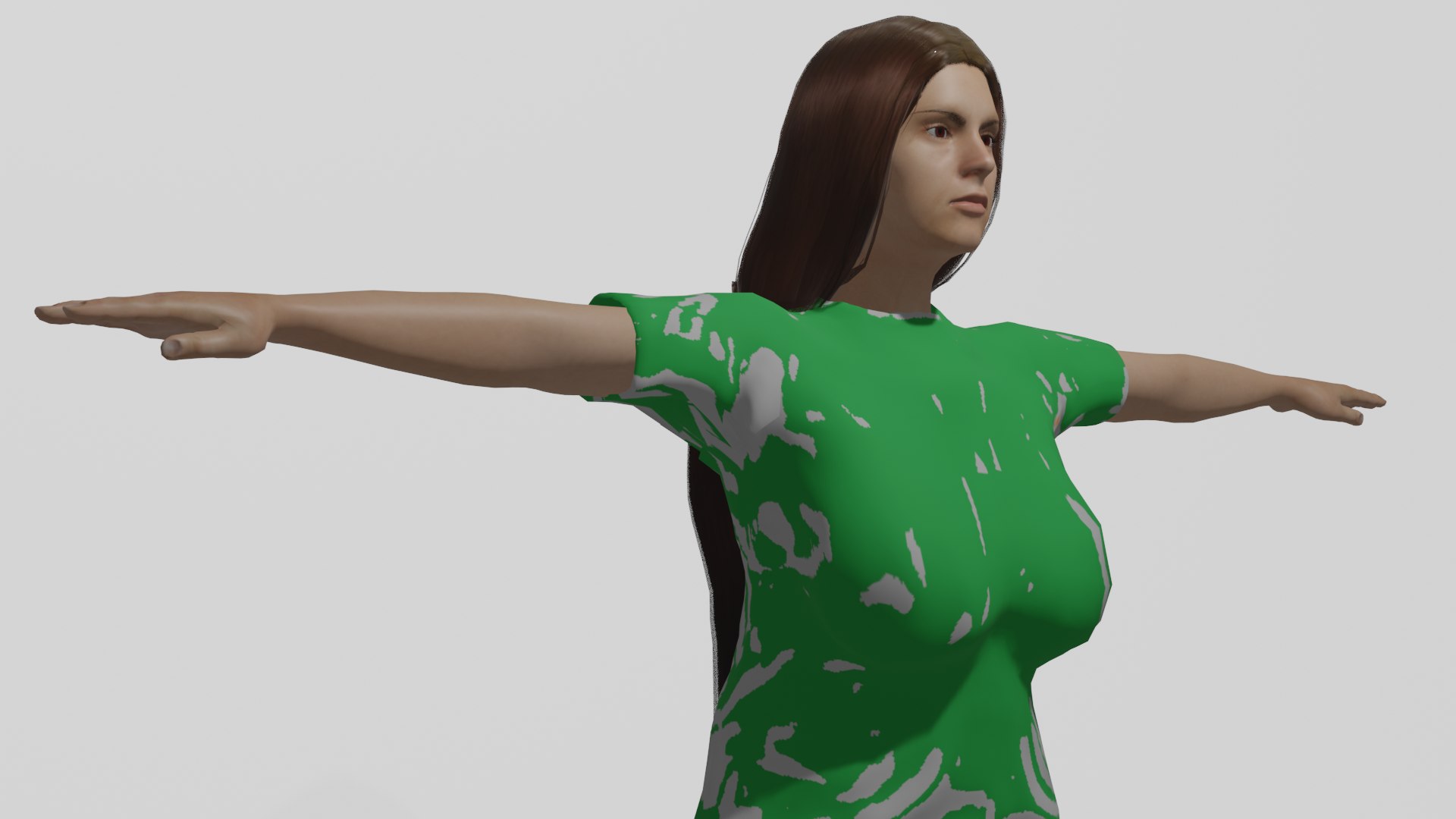 50 Years Old Rigged Female 3D Model - TurboSquid 2139250
