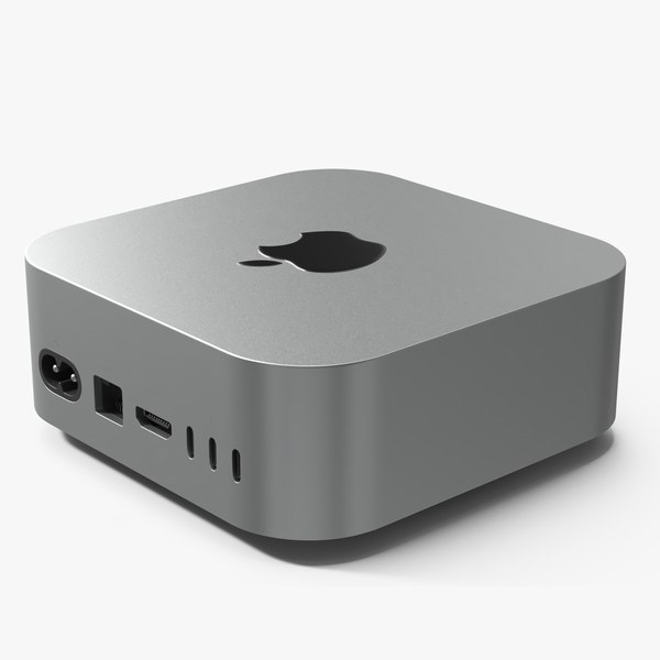 3D модель Упрощенный персональный компьютер Apple M4 Mac Mini ...