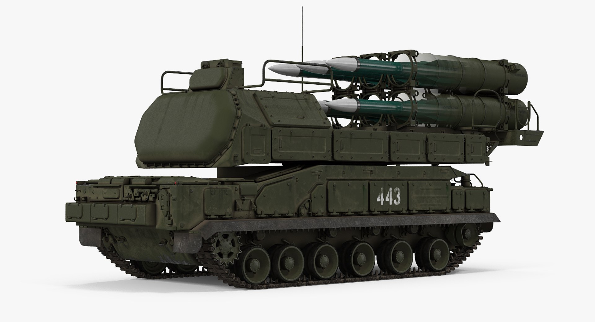 Sam buk m3 9k317m 3D model - TurboSquid 1300220