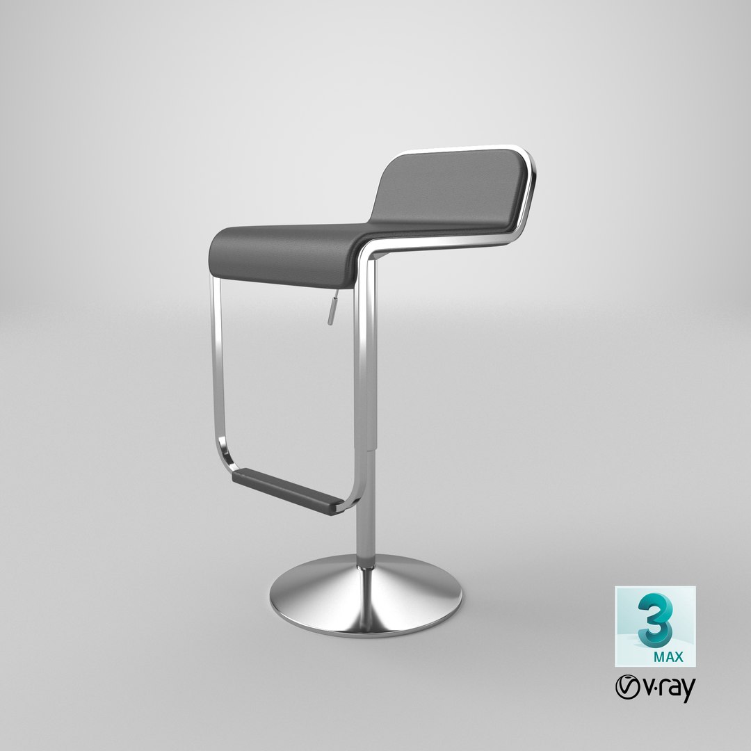 Detailed Bar Stool 01 3D model - TurboSquid 2047245