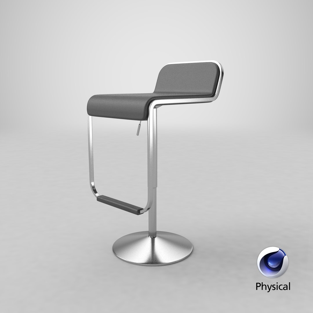 Detailed Bar Stool 01 3D model - TurboSquid 2047245