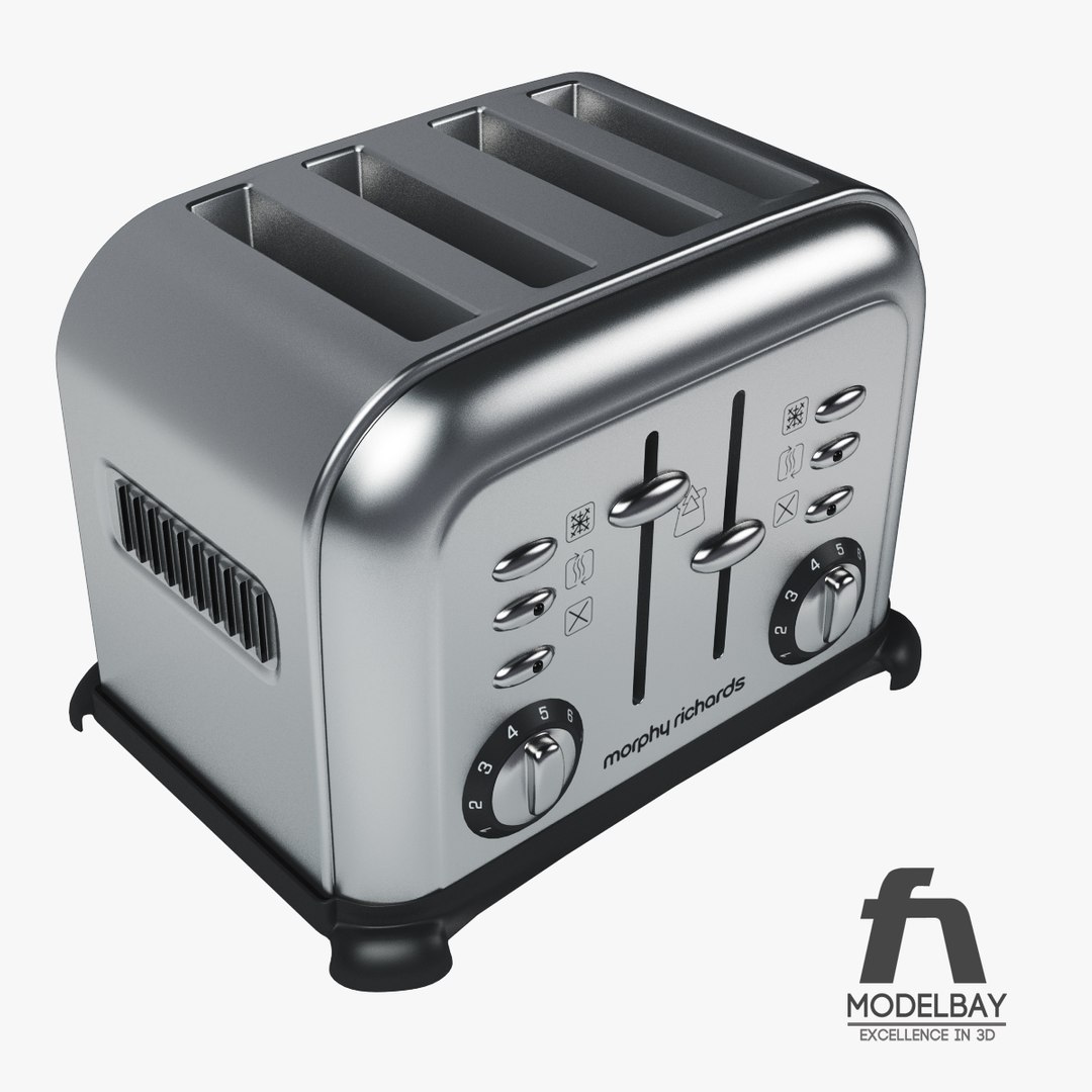 morphy richards accents toaster 3d max