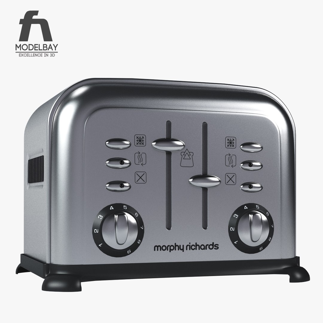 morphy richards accents toaster 3d max