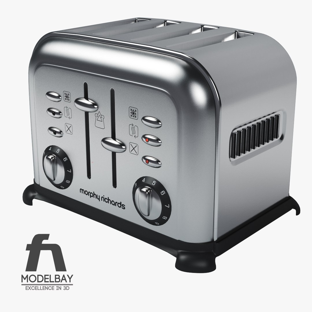 morphy richards accents toaster 3d max