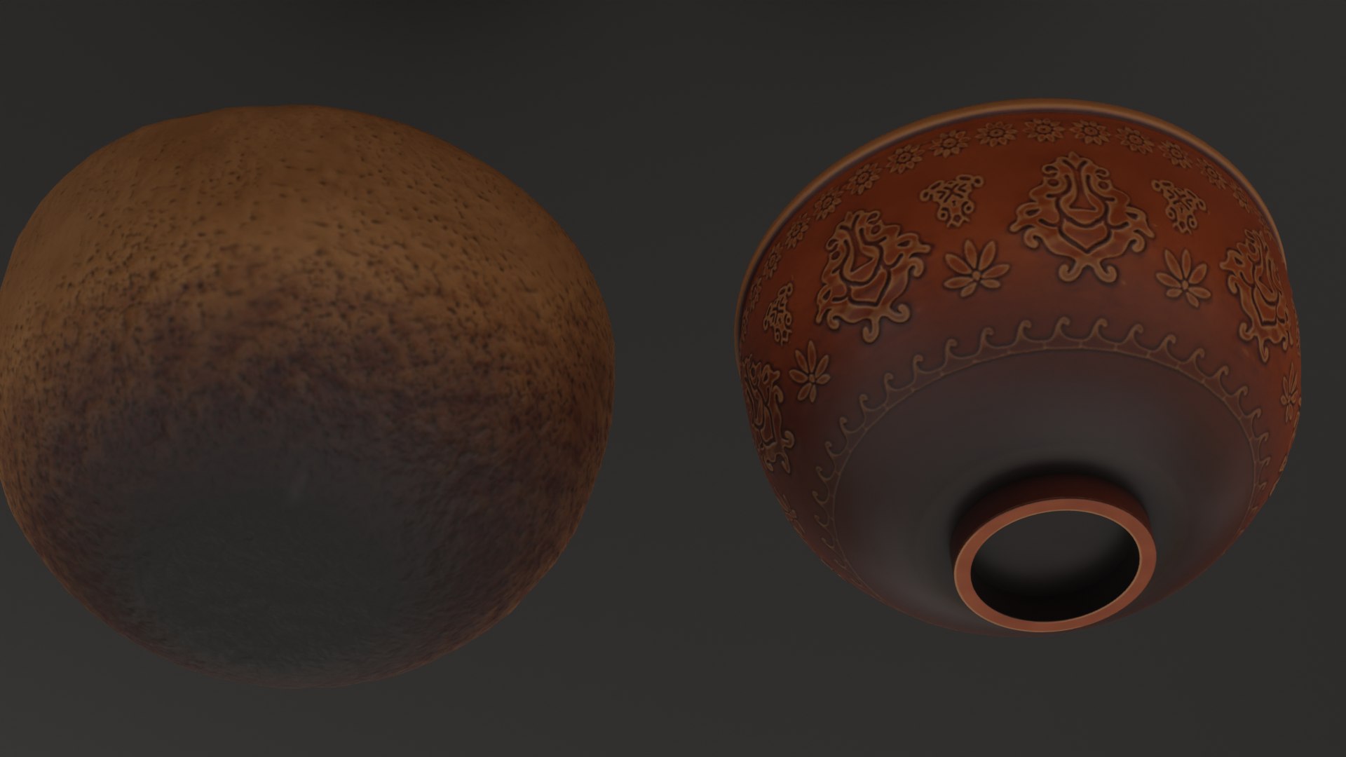 3D Ancient Pottery Bowls 3D Model - TurboSquid 2256380