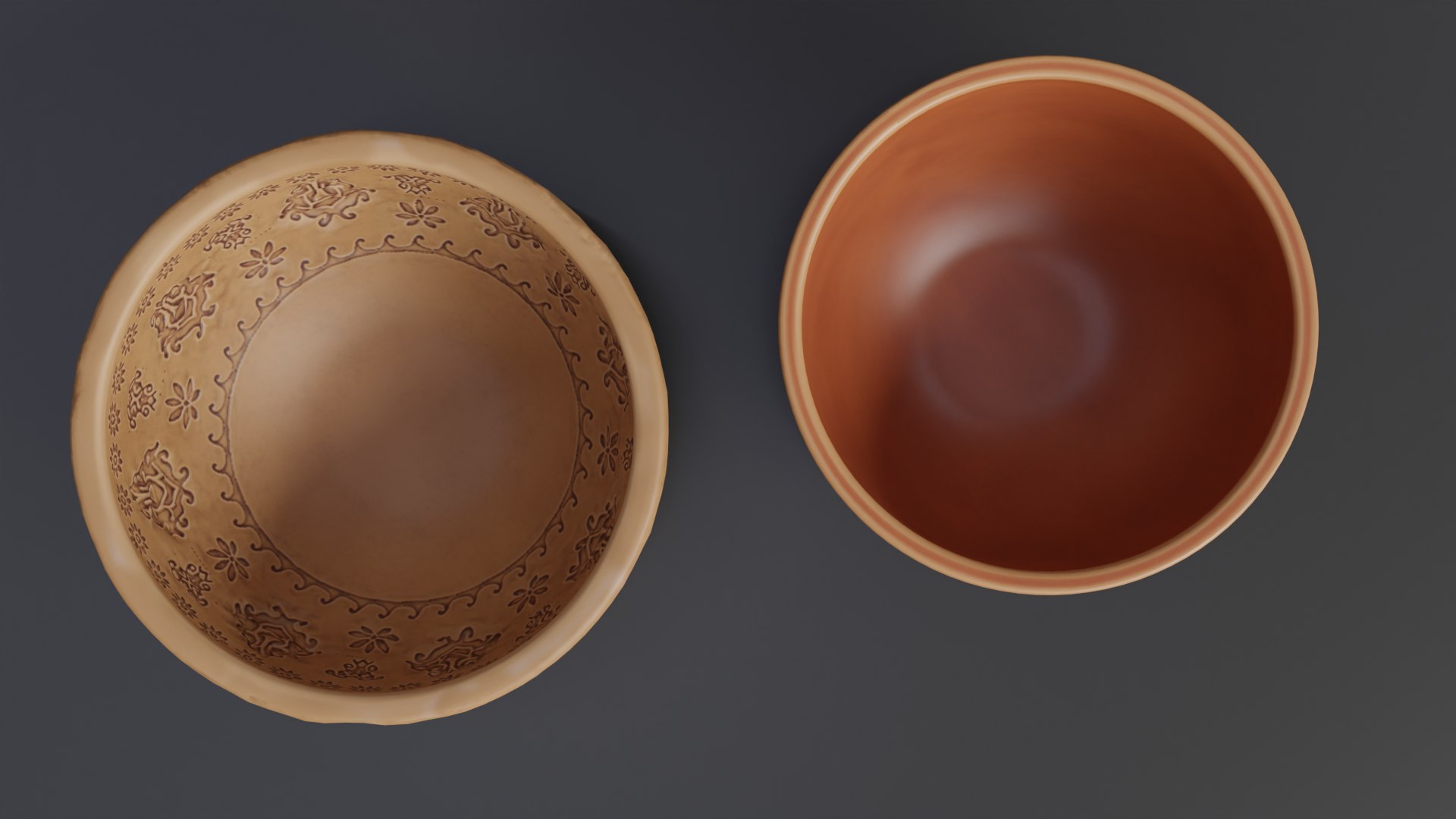 3D Ancient Pottery Bowls 3D Model - TurboSquid 2256380