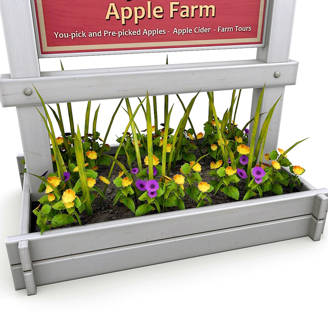 Farm Sign 3D Model - TurboSquid 1277923