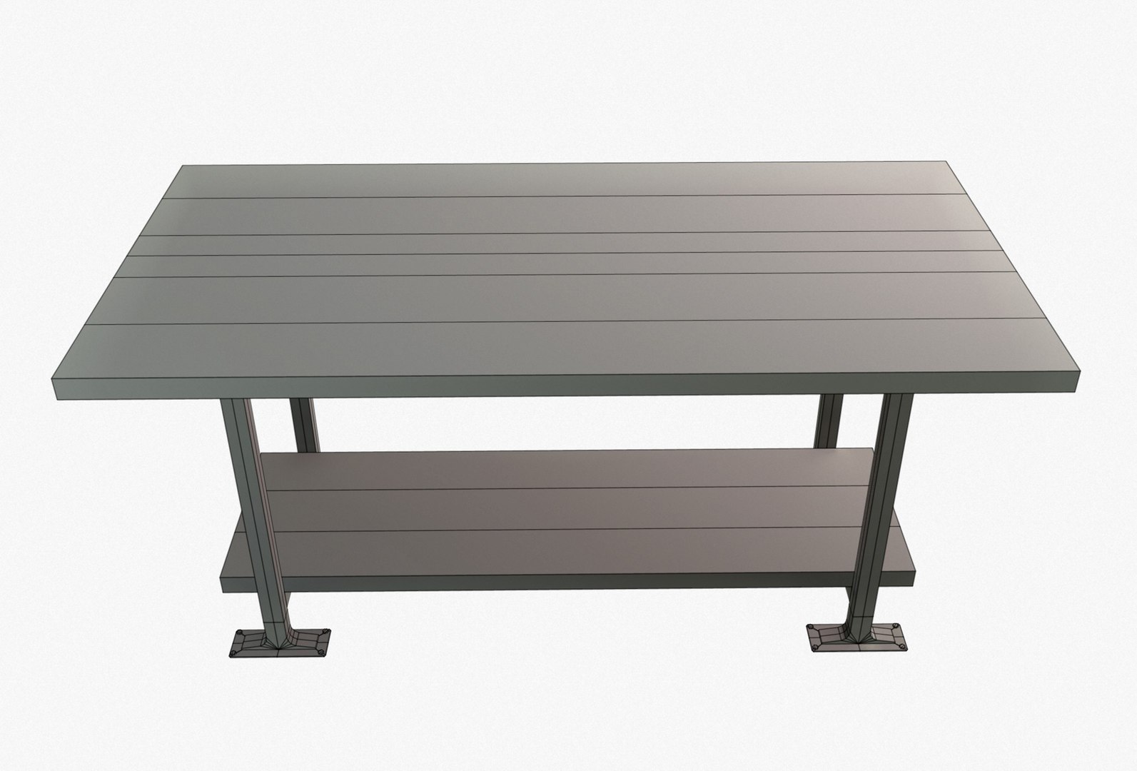 3d Ready Work Table Pbr