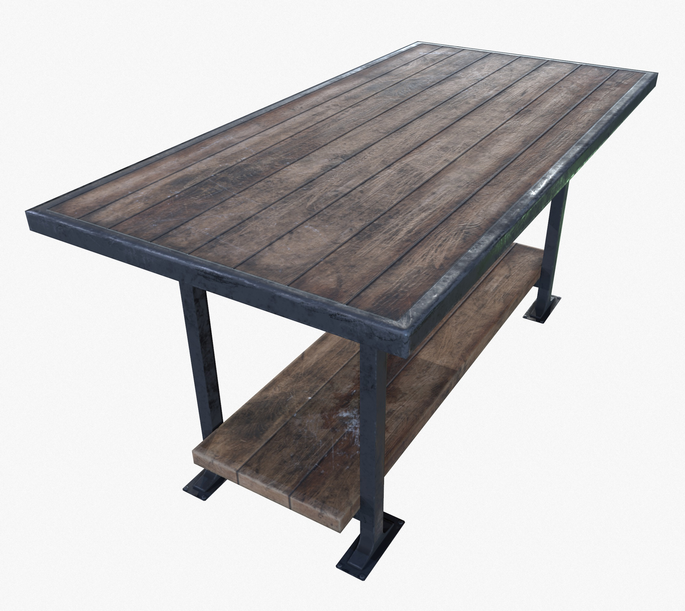 3d ready work table pbr